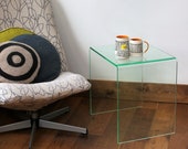 Clear Glass Effect Perspex ® Acrylic Side Table End Tables - Etsy UK