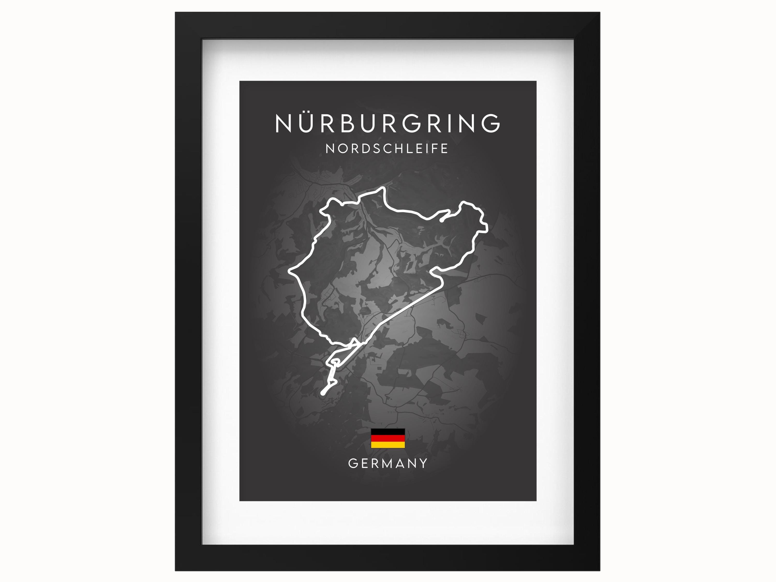Custom Race Track Art Print: Formula 1, Motorsport Gift - Etsy