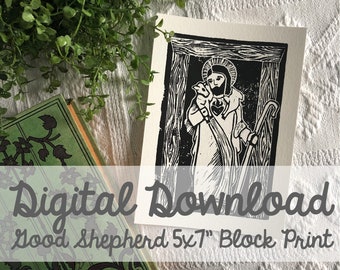 Good Shepherd Print - Etsy