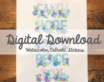 Watercolor Catholic - Etsy