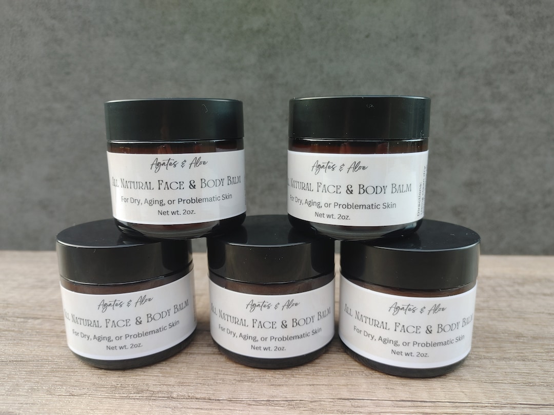 Face and Body Balm With All Natural Ingredients and Essential Oils for ...