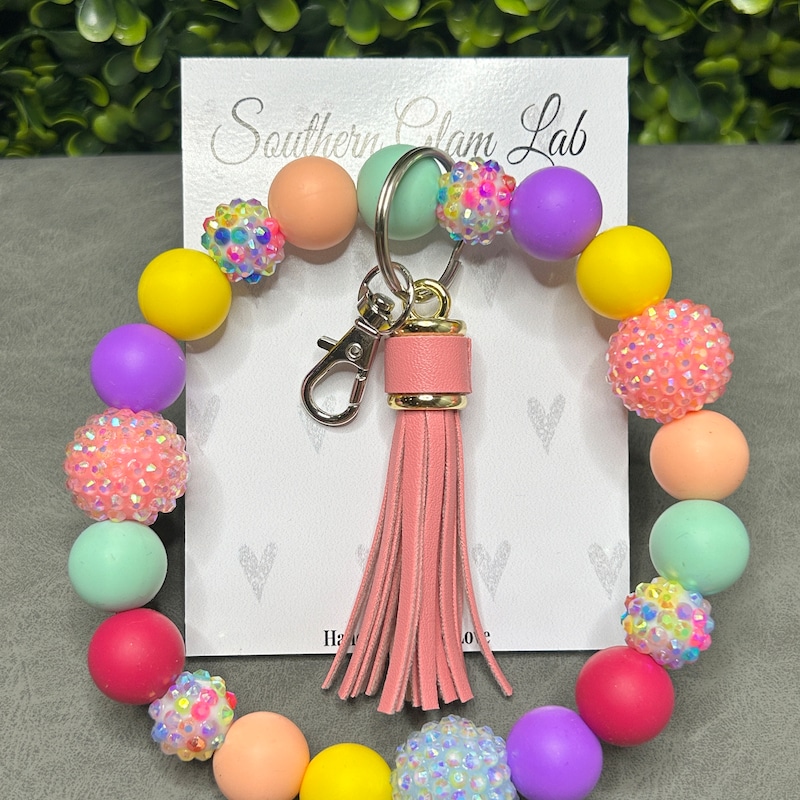 Wristlet Keychain - Etsy