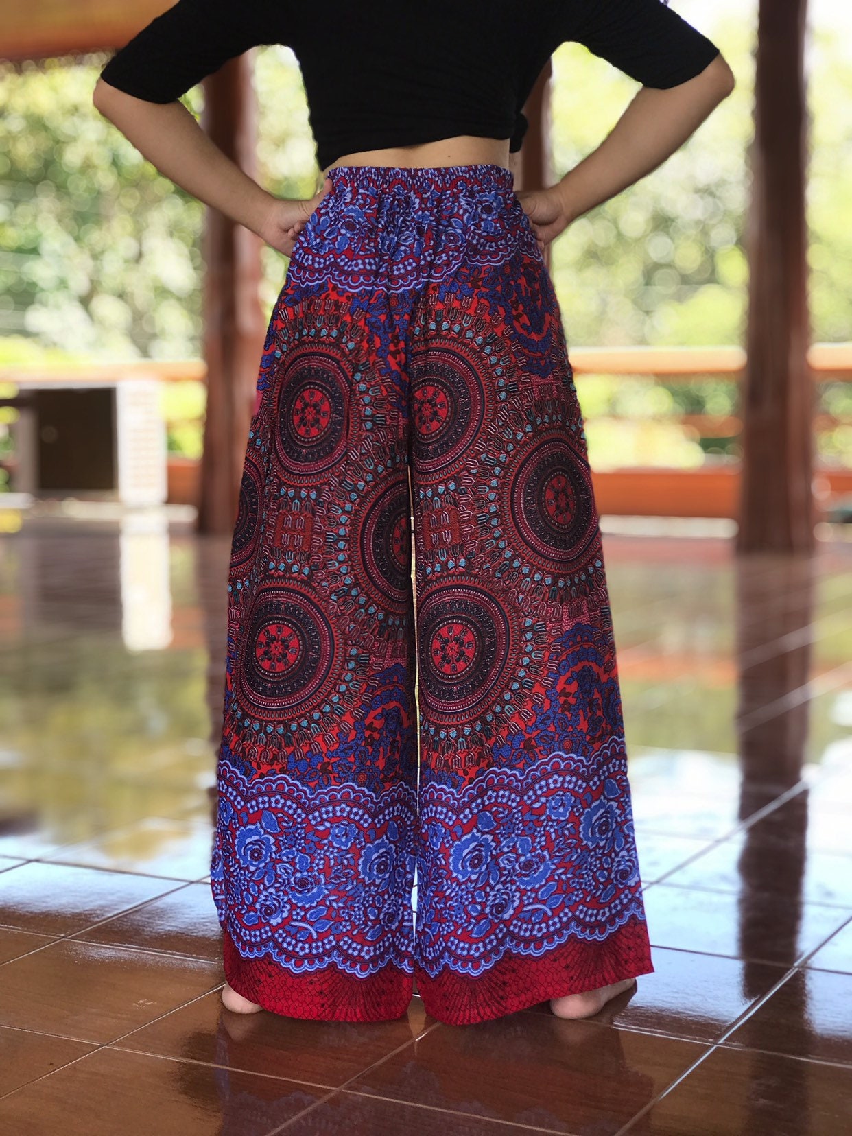 Festival pants women Womens high slit pants Womens wide leg | Etsy