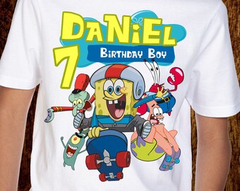 Spongebob shirt | Etsy