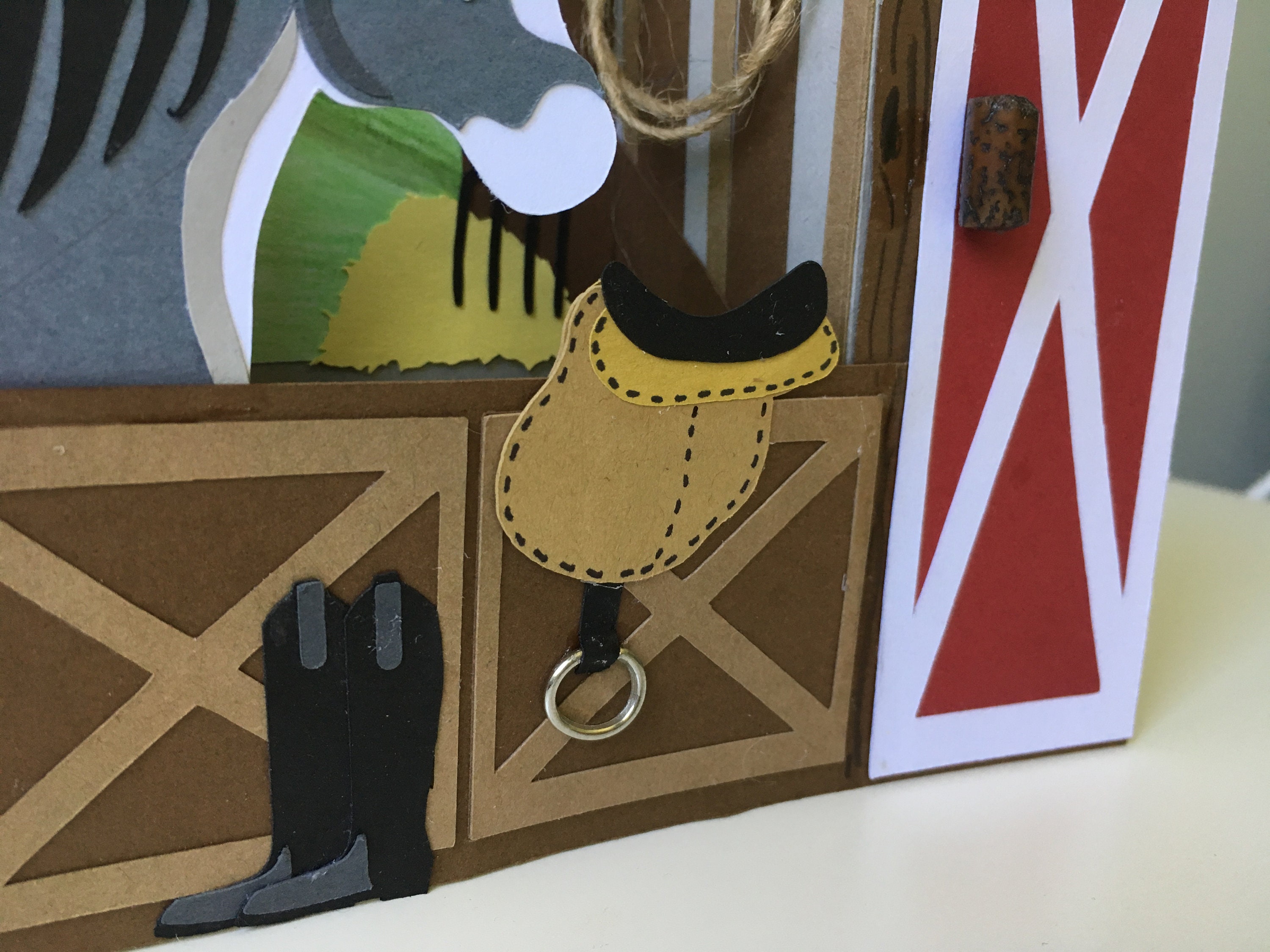 3D "u" Fold Horse Stable Greeting Card Cutting Files ONLY - Etsy Canada