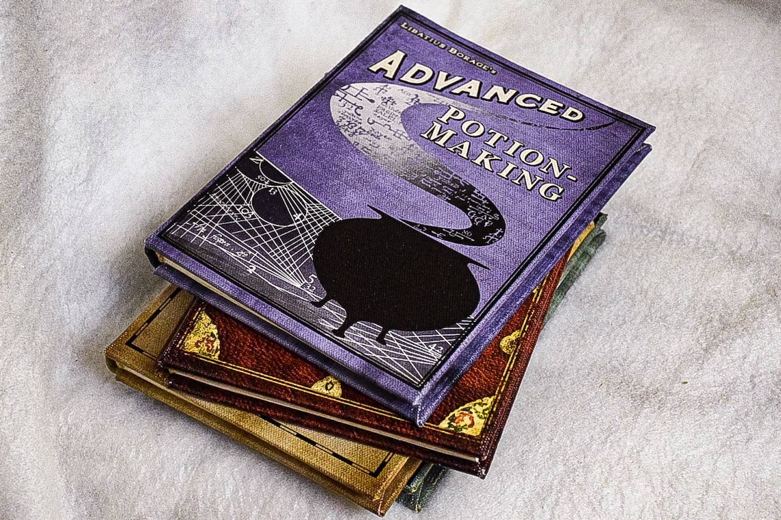 Advanced potion-making Harry Potter book Hogwarts library | Etsy