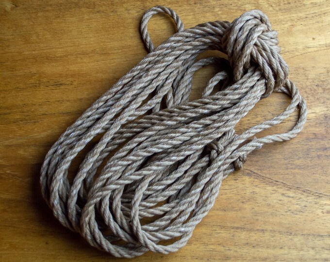 Hand Made CONDUCTIVE Jute Rope for Shibari / Kinbaku - Etsy