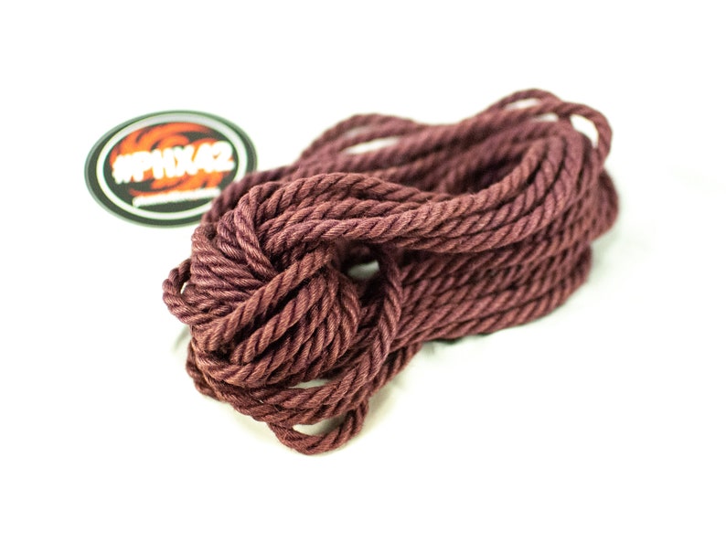 Purple Hand Made and Dyed Jute Rope for Shibari / Kinbaku - Etsy