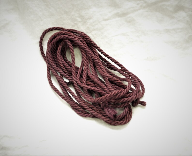Purple Hand Made and Dyed Jute Rope for Shibari / Kinbaku - Etsy