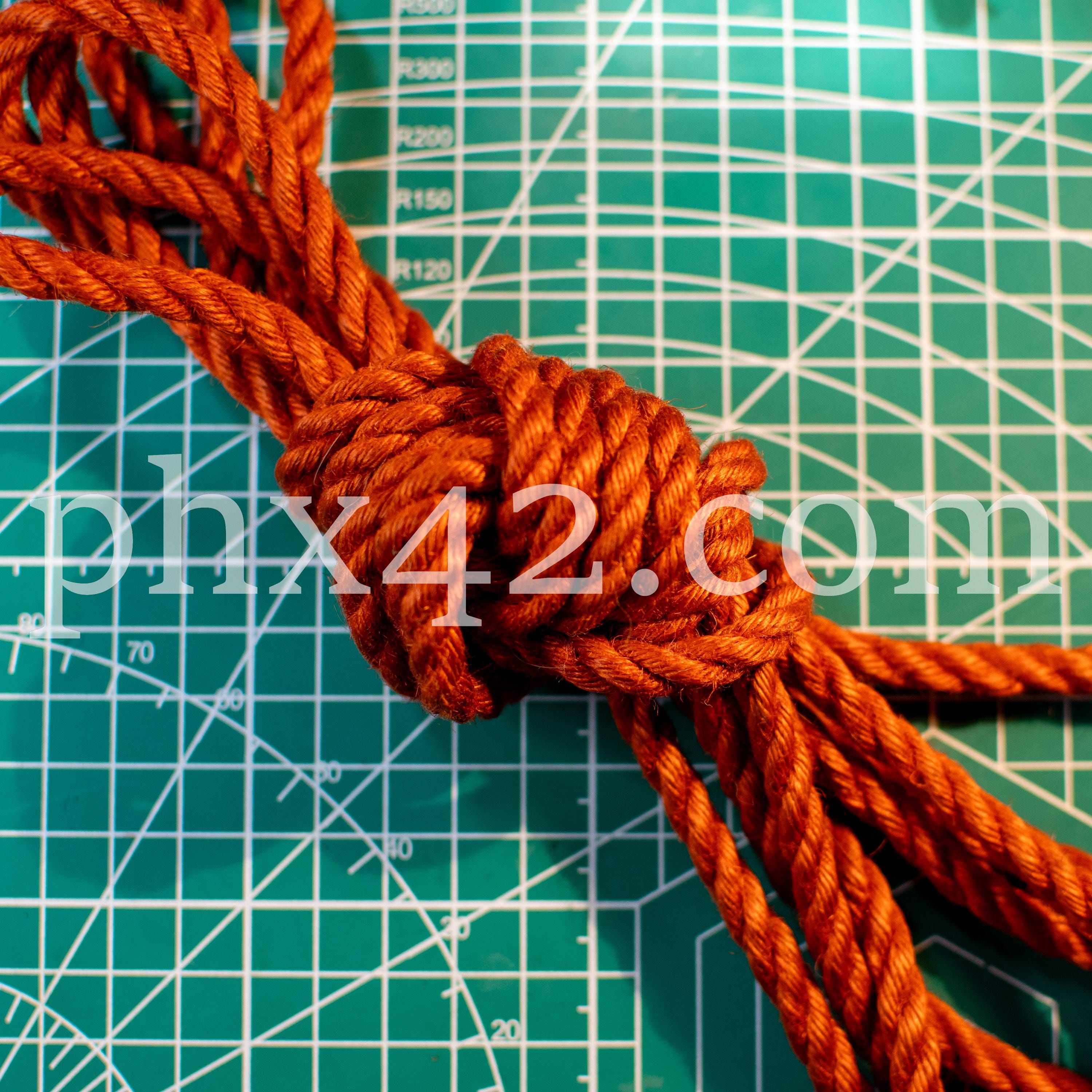 True Red Hand Made and Dyed Jute Rope for Shibari / Kinbaku - Etsy