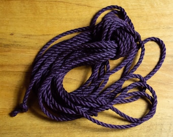 True Red Hand Made and Dyed Jute Rope for Shibari / Kinbaku | Etsy