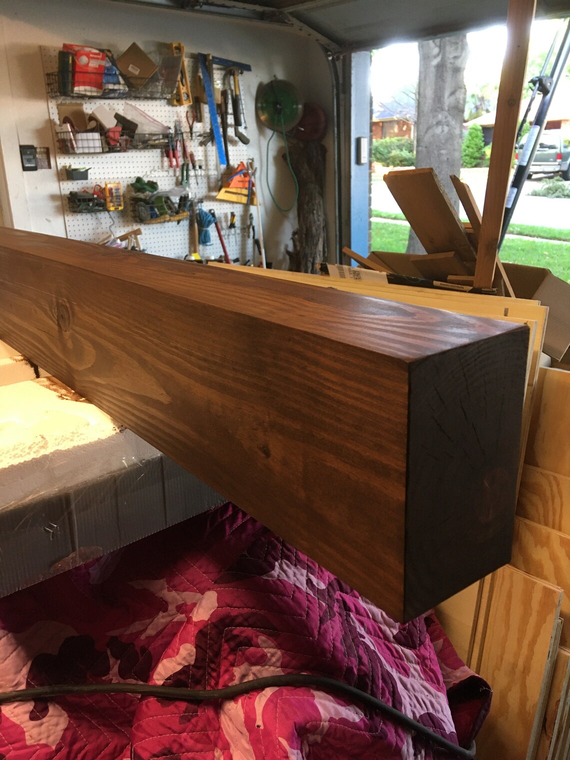 Solid Wood Mantle - Etsy