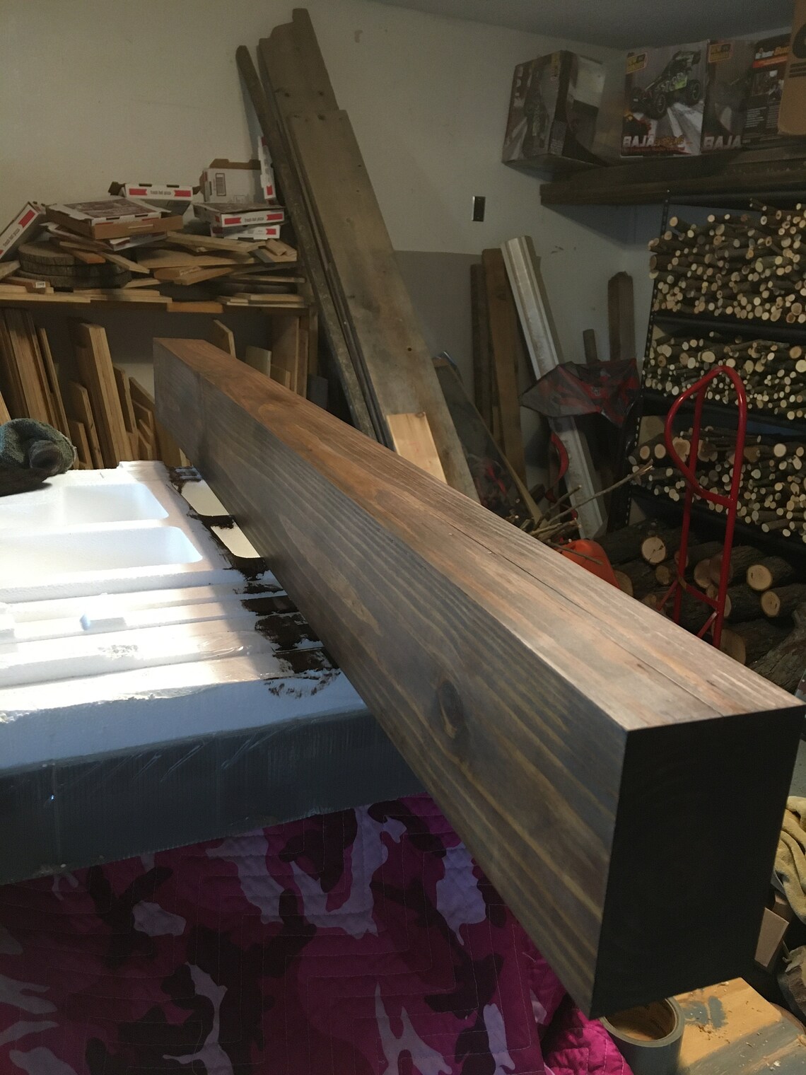 Solid Wood Mantle - Etsy