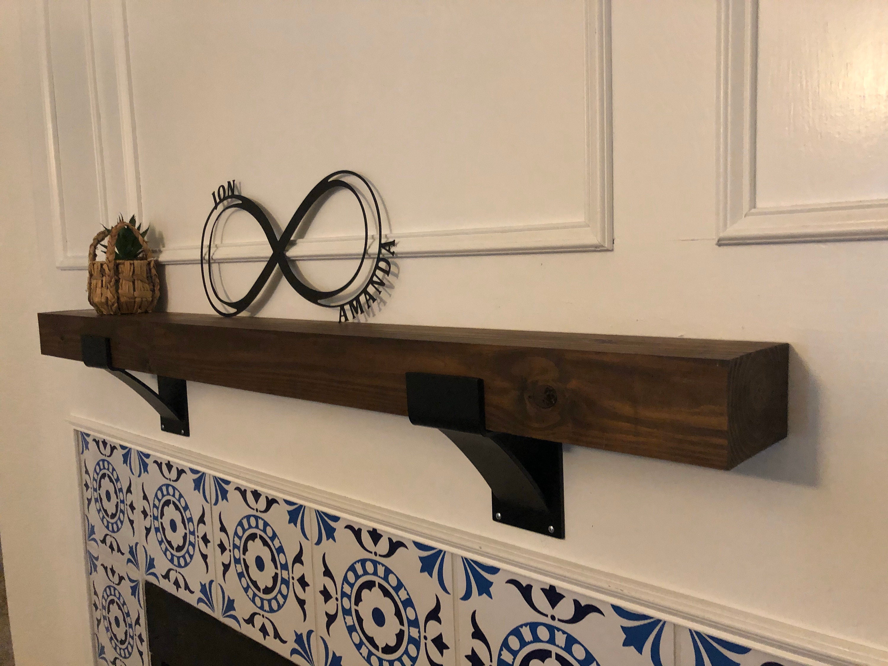 Solid Wood Mantle - Etsy