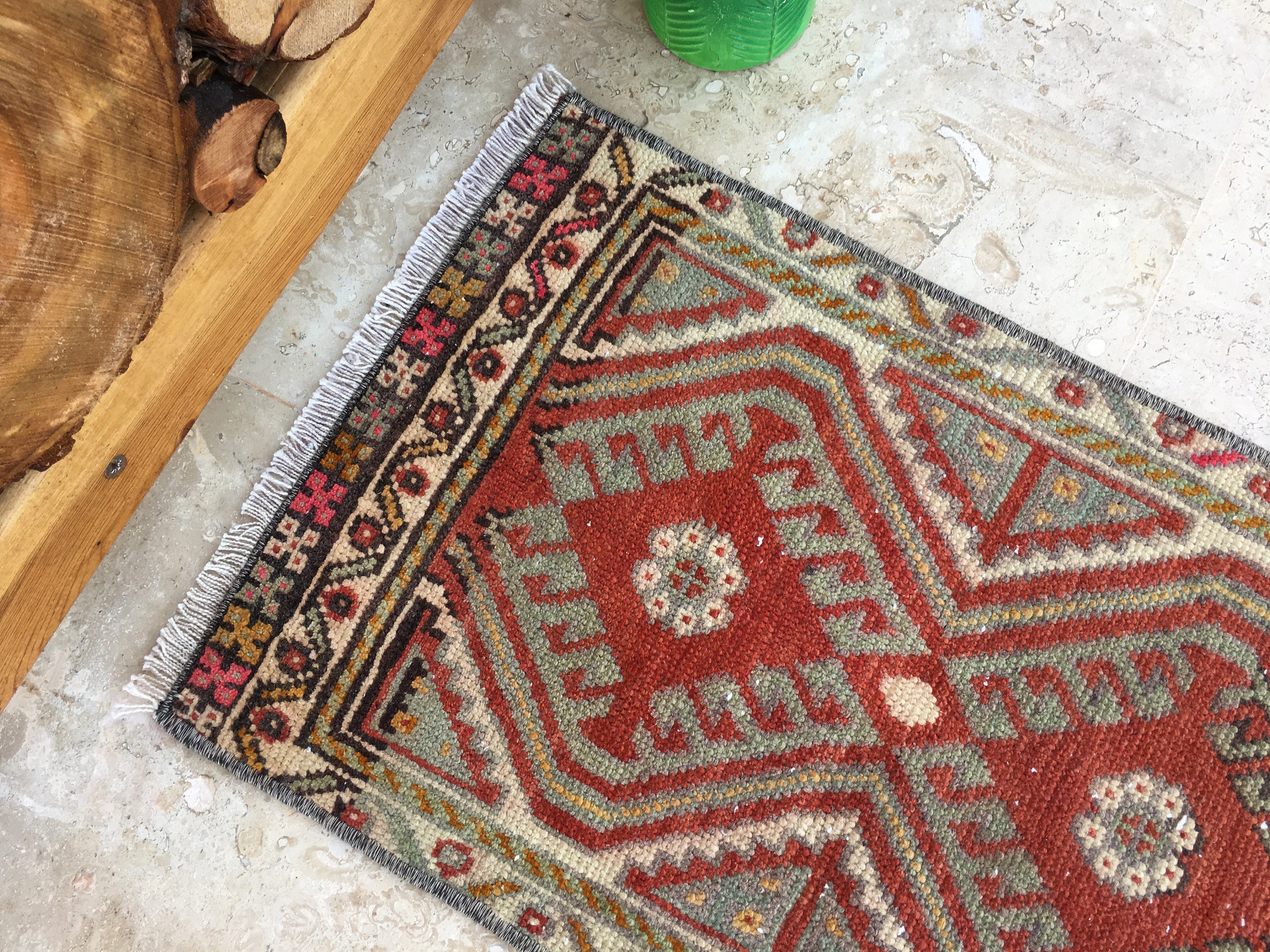 14x211 Vintage Mini Turkish Rug Runnervintage Small - Etsy
