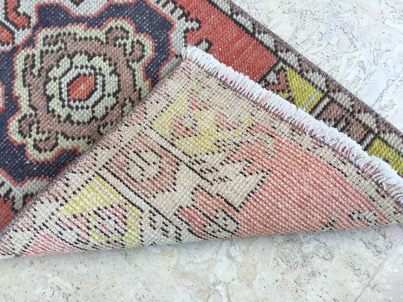 Turkish Door Mat Rugvintage Turkish Small Rugoushak Mat | Etsy