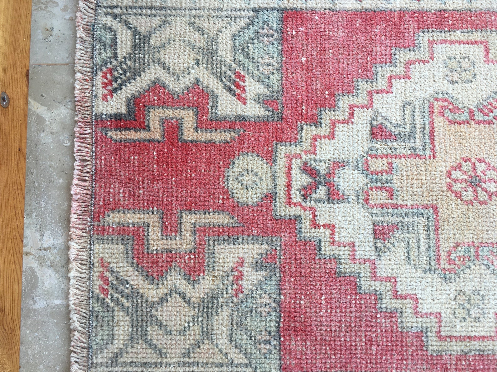 Small Turkish Rugvintage Small Rug Runneroushak Small - Etsy