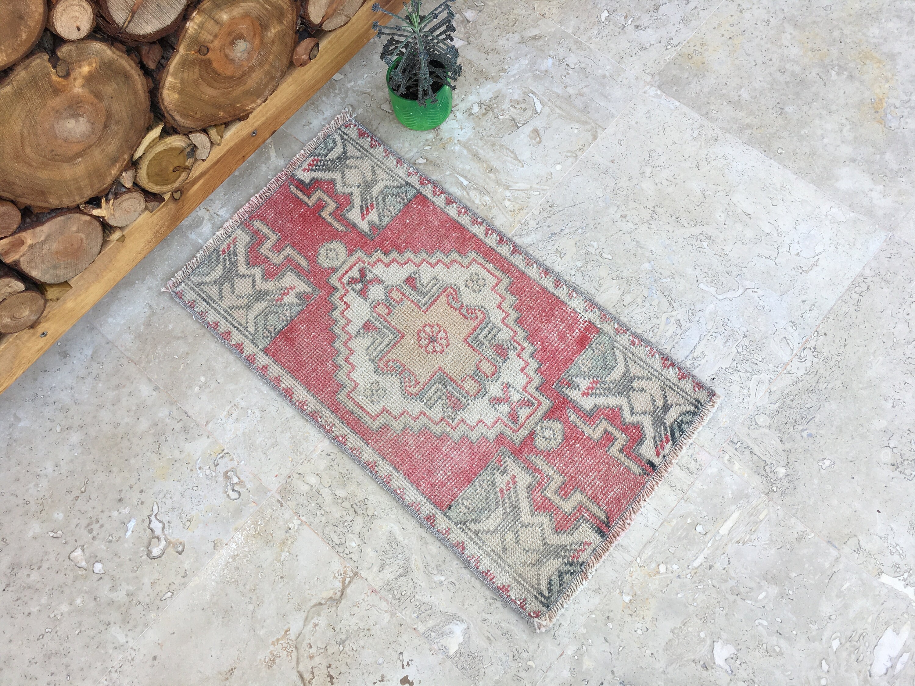 Small Turkish Rugvintage Small Rug Runneroushak Small - Etsy