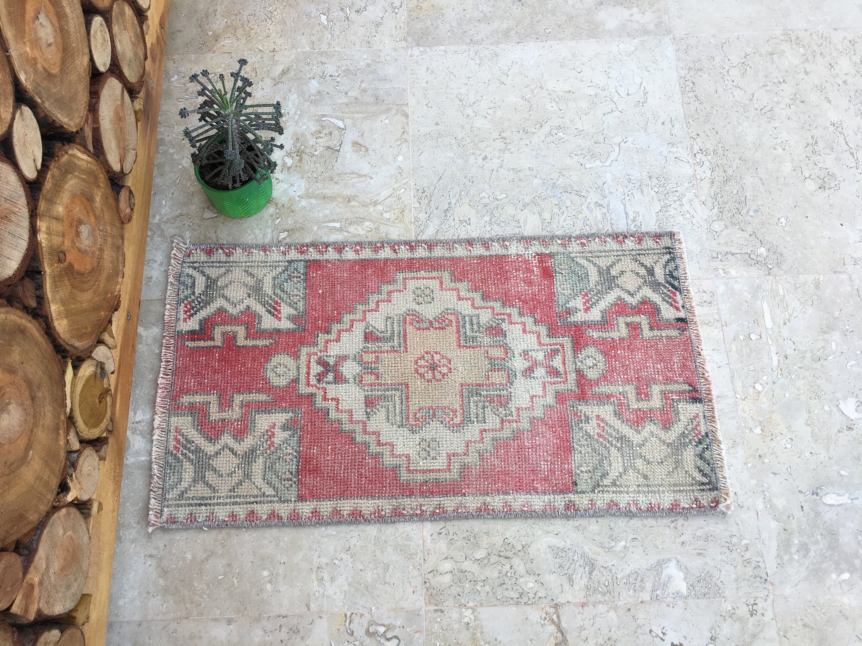 Small Turkish Rugvintage Small Rug Runneroushak Small - Etsy