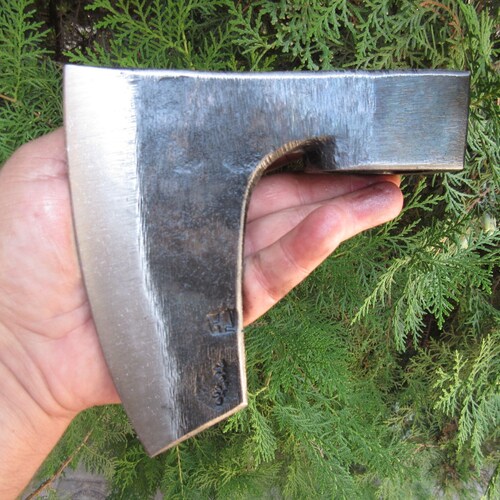Forged Handmade Viking Style Steel Sickle Blade Blank Axe Head - Etsy