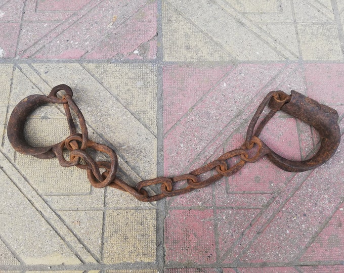 Vtg Antique Old Rare 1900s Blacksmith Hand Forged Wrought Iron Leg ...