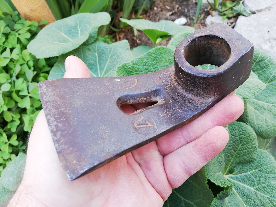 Vtg Rare Communist Era 1950s Forged Steel Straight Adze Claw Hammer ...