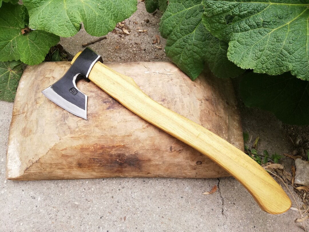 Forged Handmade 0,84 Lbs / 0,380 Kg Viking Style Steel Bearded Blank Axe Head Throwing Hatchet ...