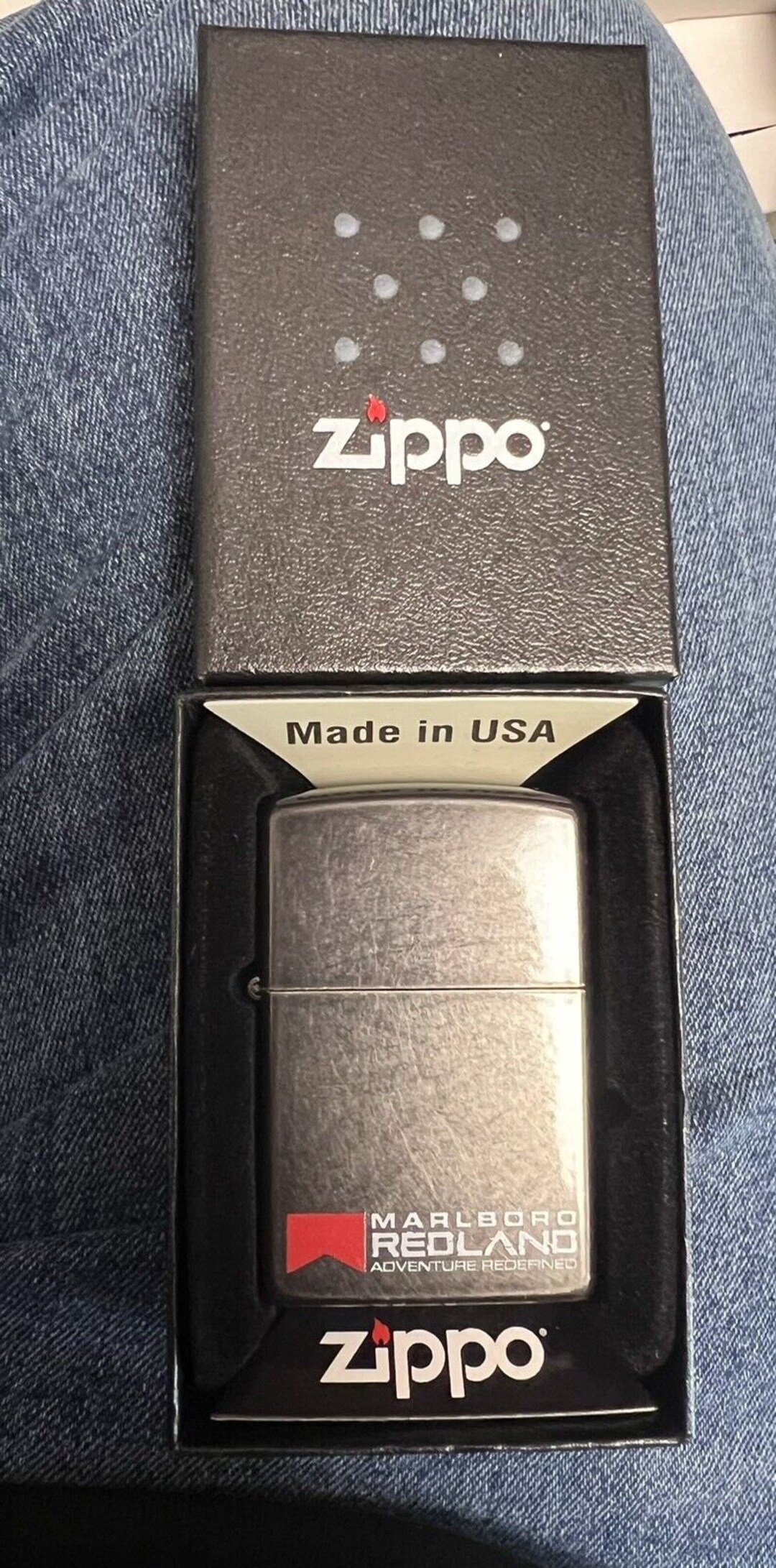 New Rare 2024 Zippo Advertising Promo Marlboro Red Roof Redland ...