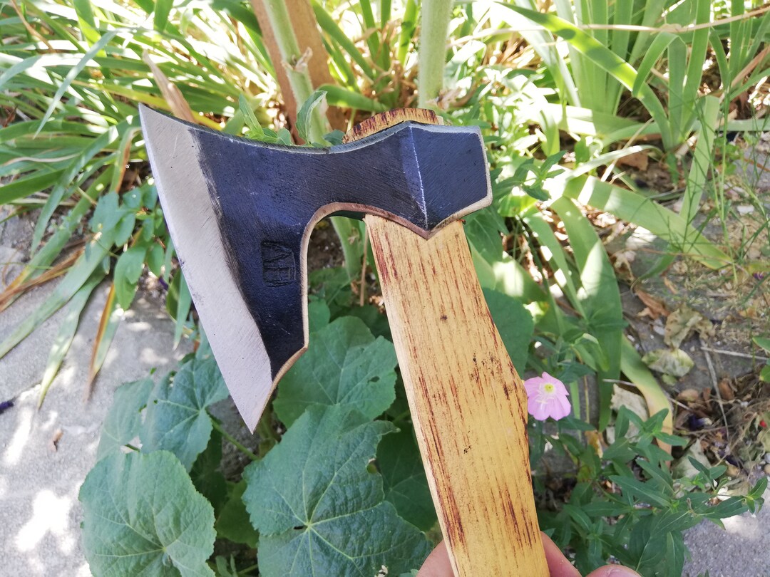 Handmade Forged Steel Viking Bearded Axe Head: Throwing Hatchet - Etsy