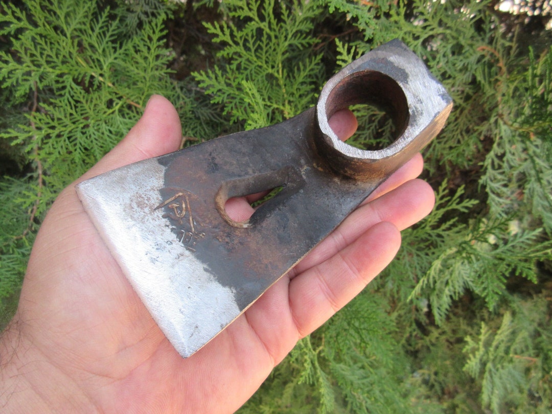 Vintage Old Communist Era Forged Steel Straight Adze Claw Hammer & Nail ...