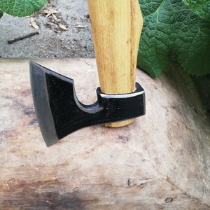 Forged Handmade 0,84 Lbs / 0,380 Kg Viking Style Steel Bearded Blank Axe Head Throwing Hatchet ...