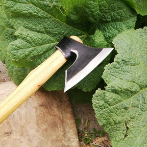 Forged Handmade 0,84 Lbs / 0,380 Kg Viking Style Steel Bearded Blank Axe Head Throwing Hatchet ...