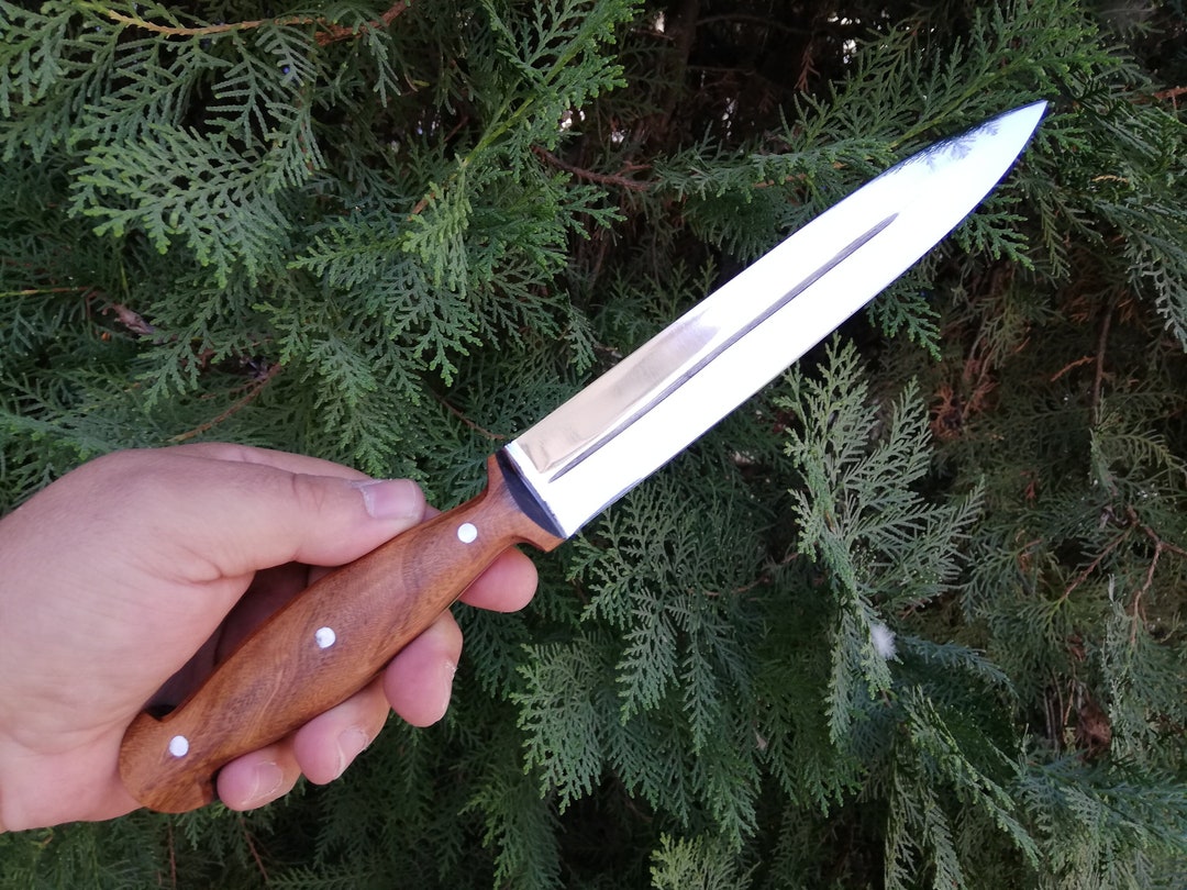 Forged Custom Handmade Stainless Steel Throwing Dagger Dirk Utility ...