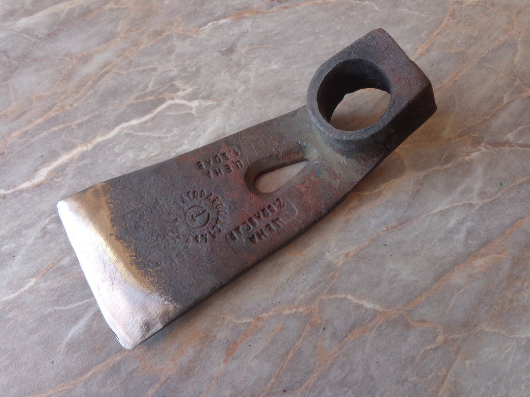 Vintage Old Communist Era Forged Steel Straight Adze Claw Hammer & Nail ...