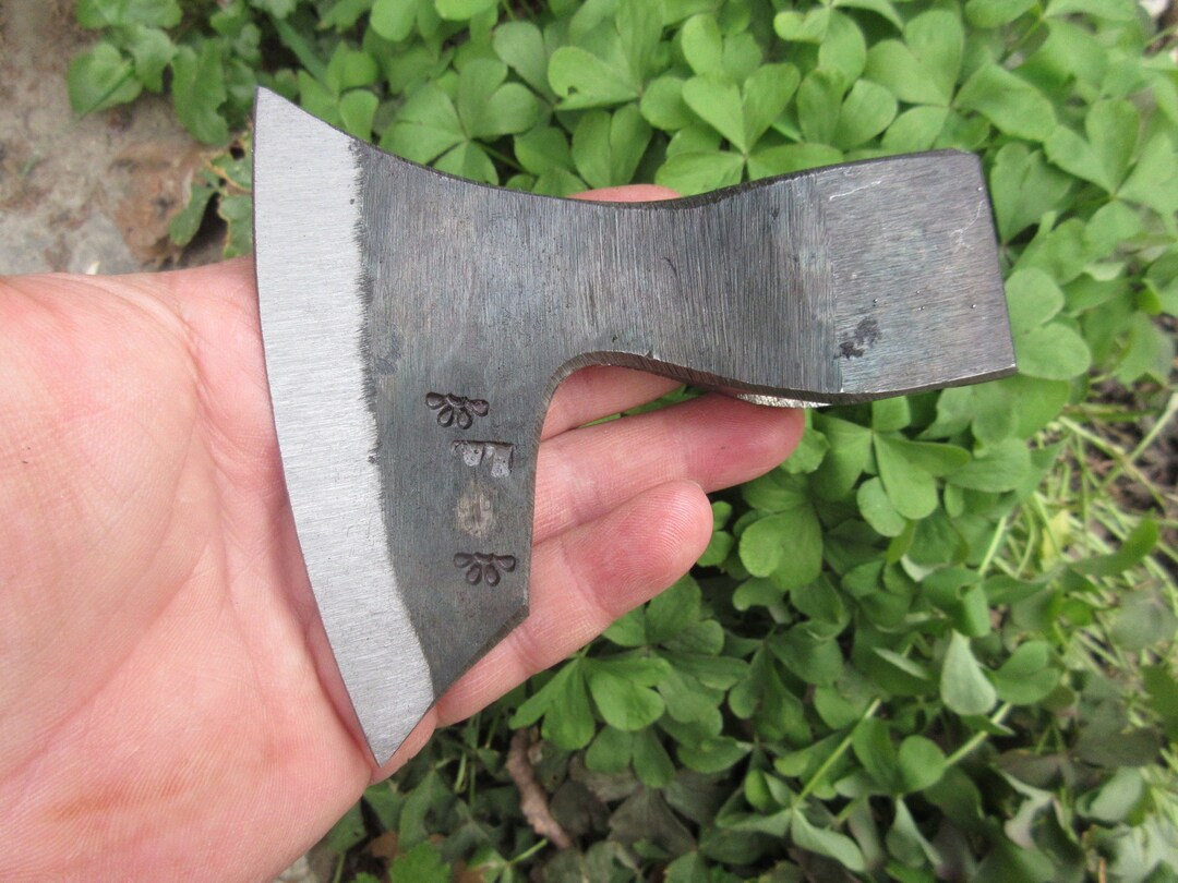Handmade Forged Steel Viking Bearded Axe Head: Throwing Hatchet ...