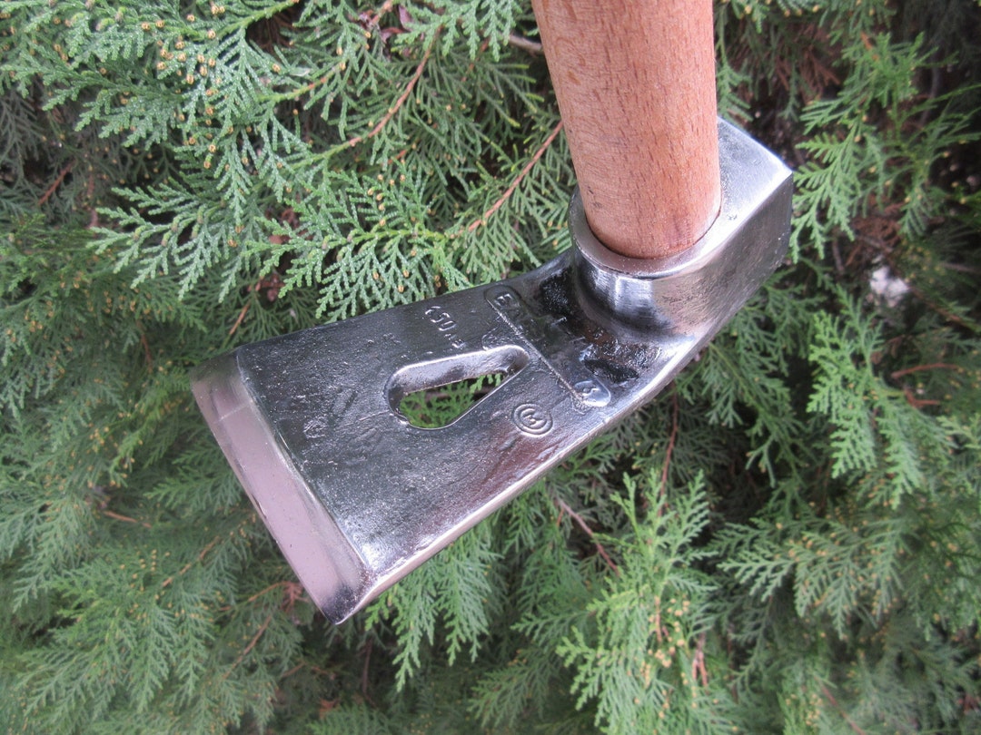 Vintage Communist Era Forged Steel Straight Adze Claw Hammer & Nail ...