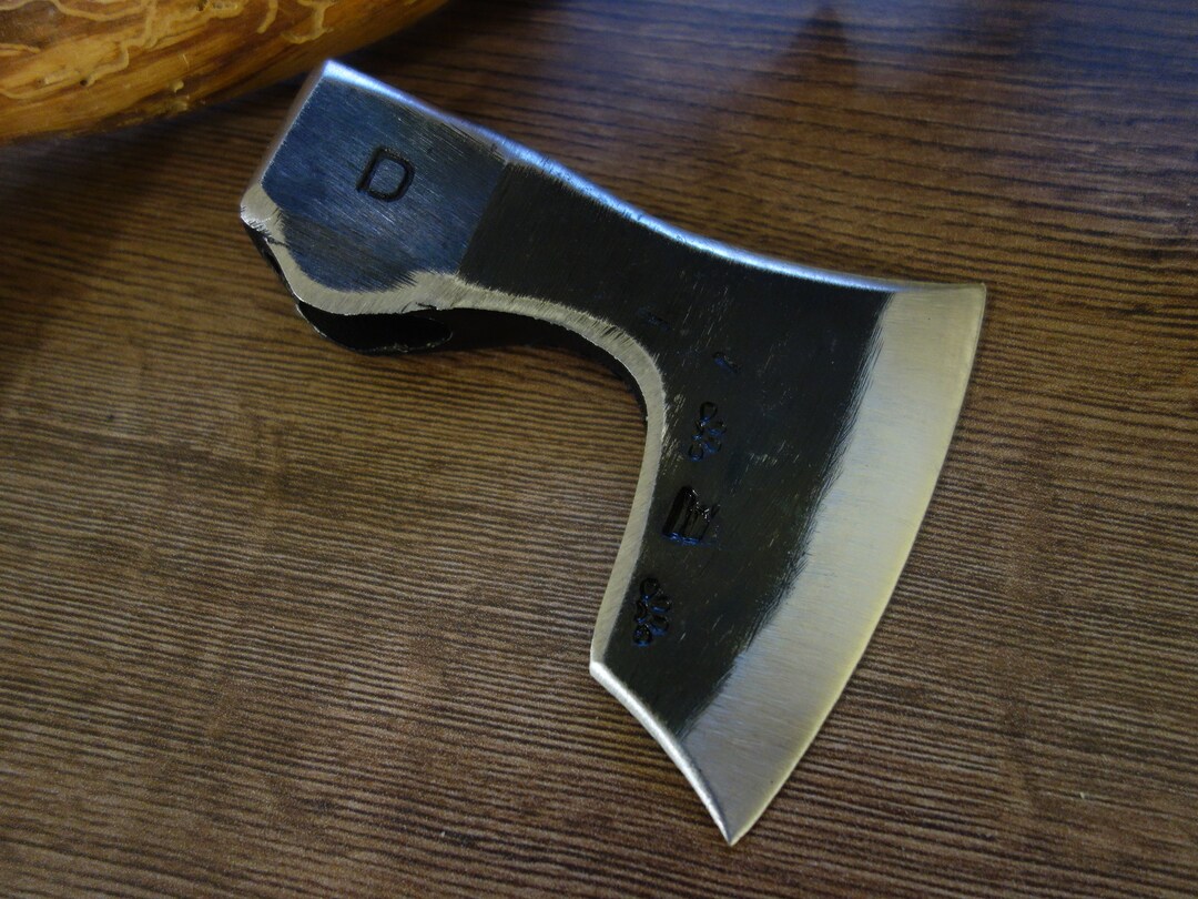Handmade Forged Steel Viking Bearded Axe Head: Throwing Hatchet Blank ...
