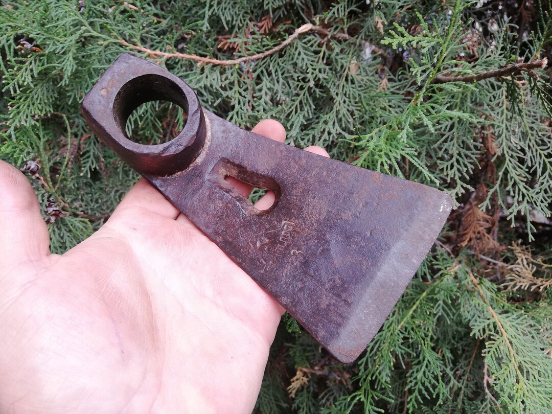 Vintage Communist Era Marked Hammer & Sickle Forged Straight Adze Claw ...