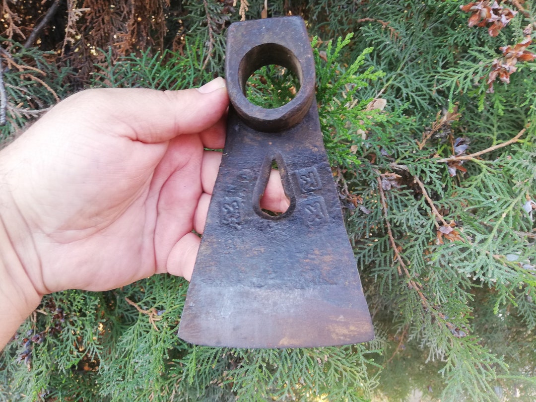 Vintage Communist Era Marked Forged Steel Straight Adze Claw Hammer ...