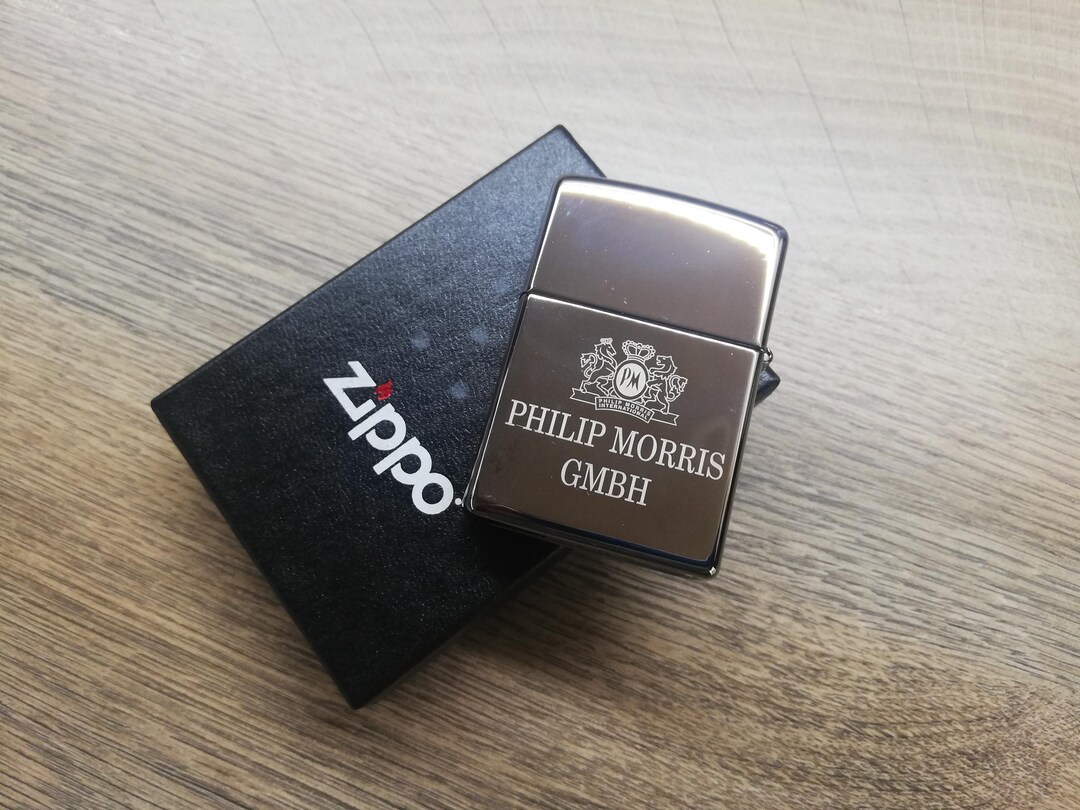 Vtg New Rare 2012 Zippo Advertising Logo Promo PMI Philip Morris Gmbh ...