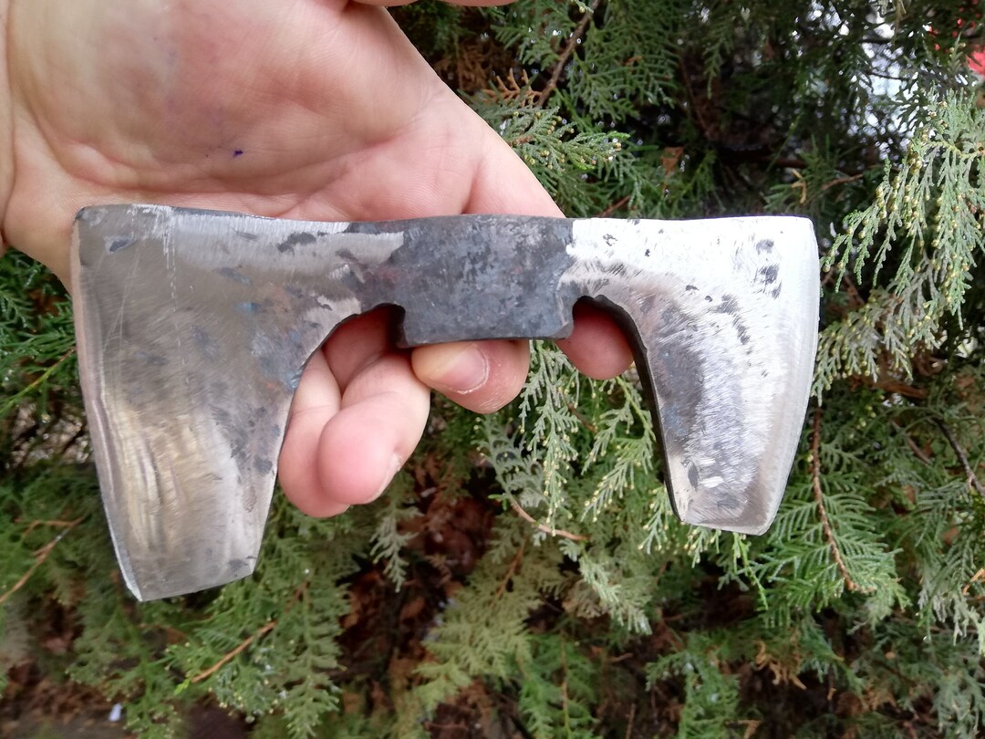 Handmade Forged Wrought 1,05 Lbs Larp Viking Medieval Gothic Double ...