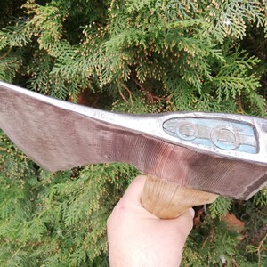 Vtg Old Very Rare German "ochsenkopf" 2,97 Lbs / 1,350 Kg Hand Forged ...