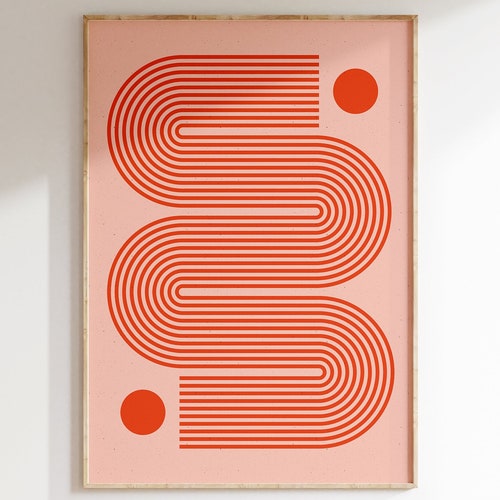 Wall Art 70s Art Print Trendy Wall Art 70s Poster - Etsy