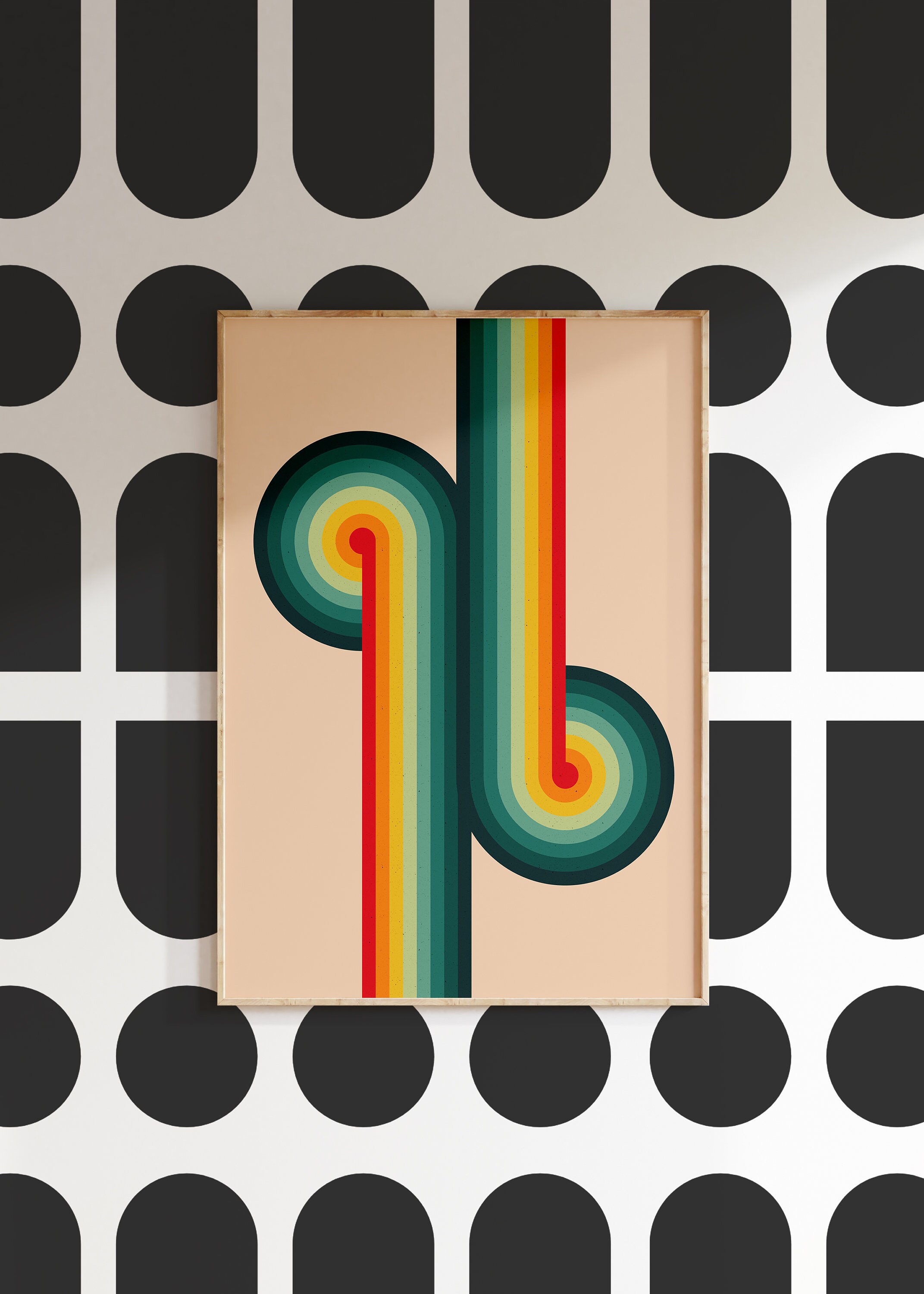 Wall Art, 70s Art Print, Trendy Wall Art, 70s Poster, Midcentury Modern ...