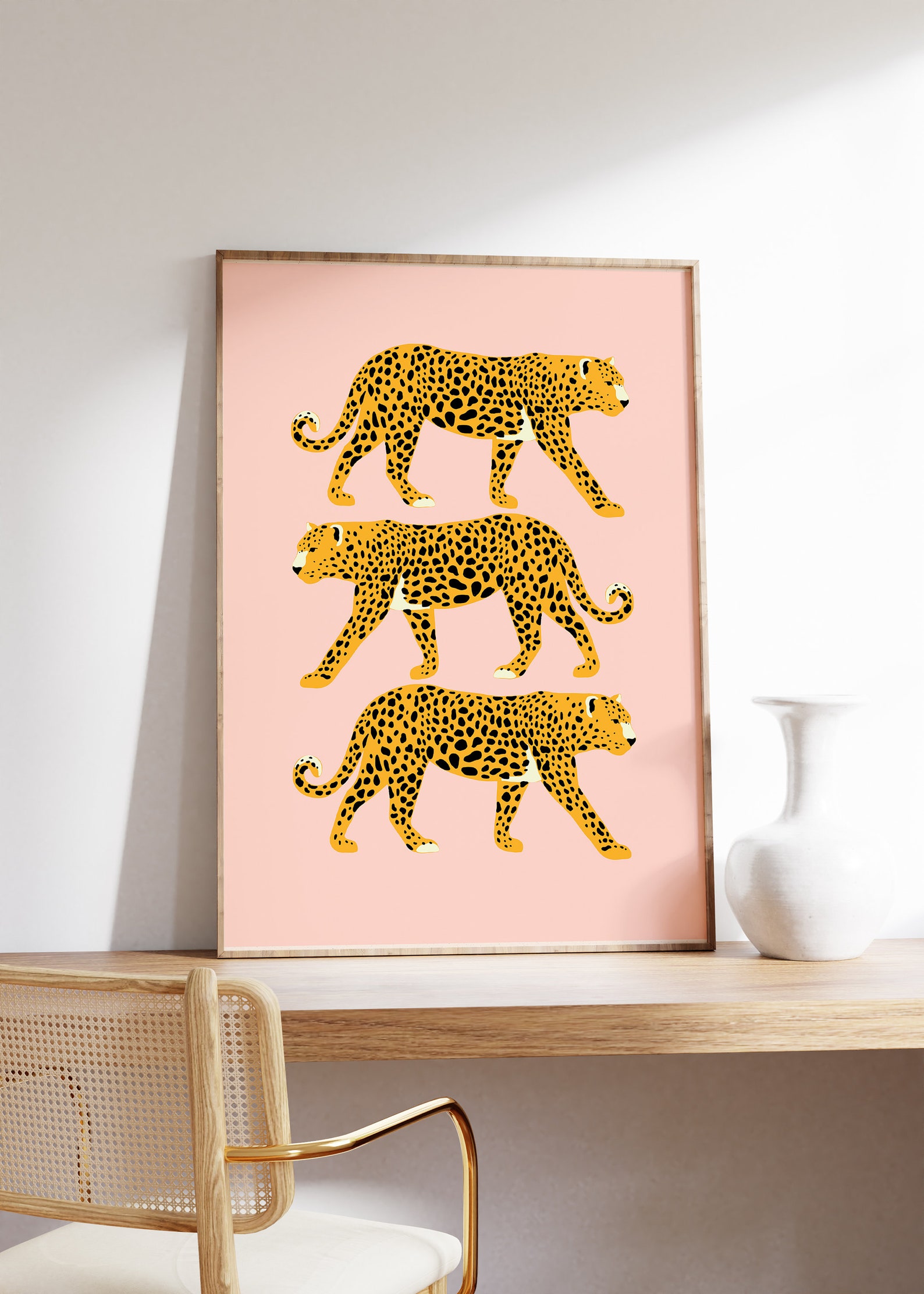 Cheetah Print Safari Nursery Art Digital Download Cheetah - Etsy