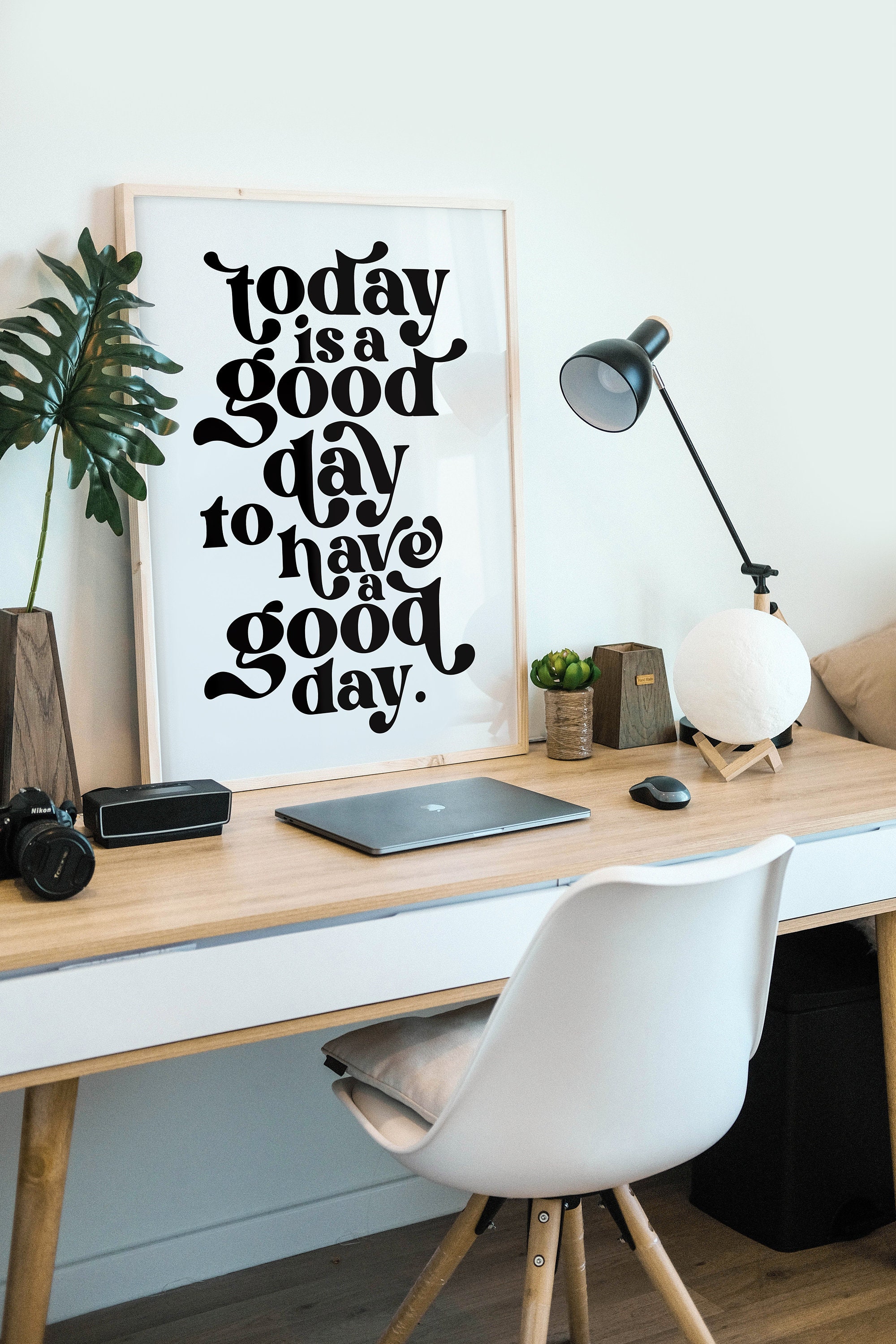 Affirmation Wall Art Affirmation Poster Today is a Good Day | Etsy
