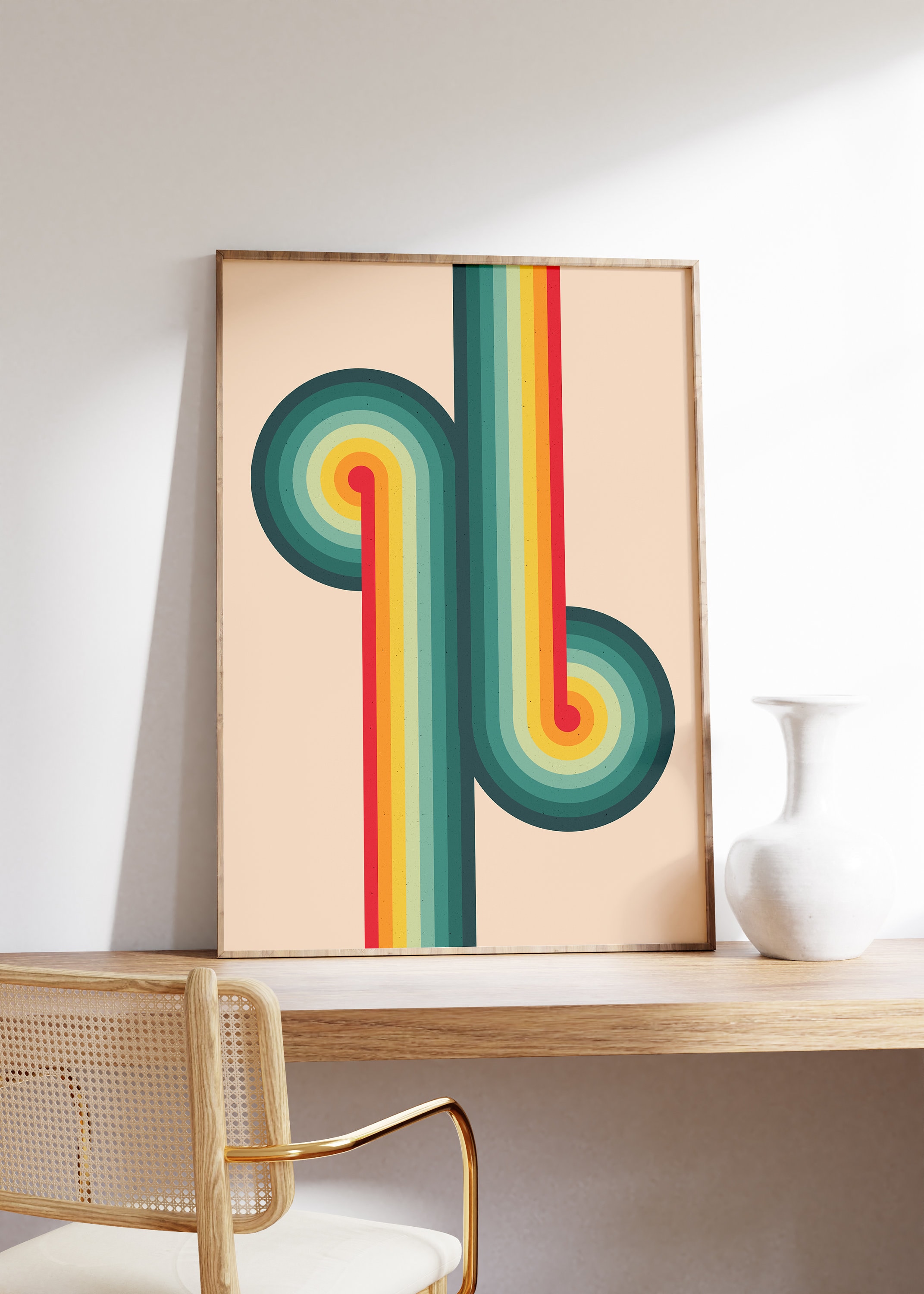 Wall Art, 70s Art Print, Trendy Wall Art, 70s Poster, Midcentury Modern ...