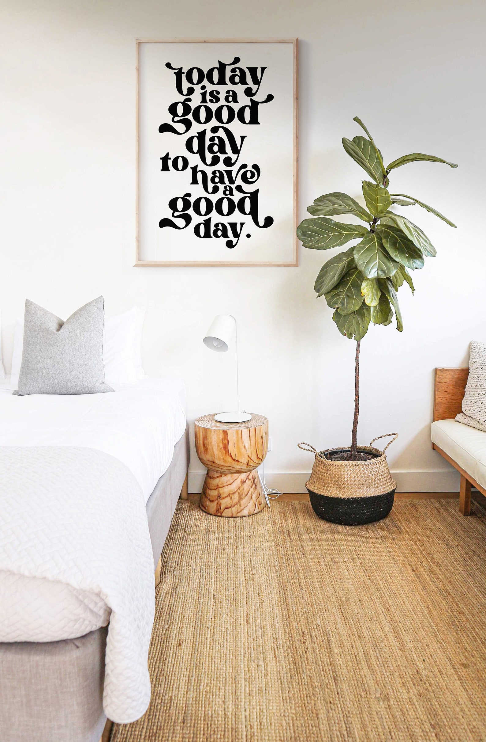 Affirmation Wall Art Affirmation Poster Today is a Good Day | Etsy