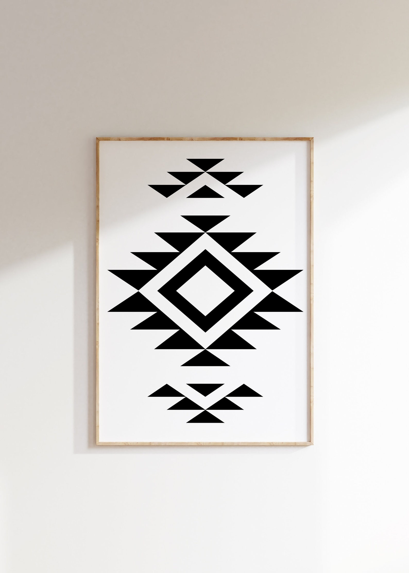 Aztec Wall Art Minimalist Art Work Modern Contemporary - Etsy