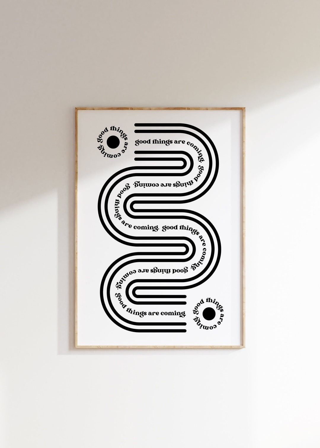 Affirmation Wall Art Affirmation Poster Good Things Are - Etsy